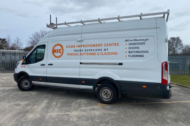 Large Ford Transit Signwriting & Lettering Suffolk