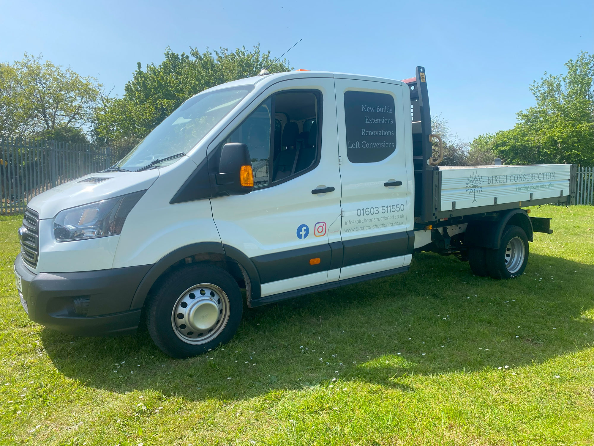 Ford Transit Flatbed Wrap & Signs In Lowestoft And Suffolk